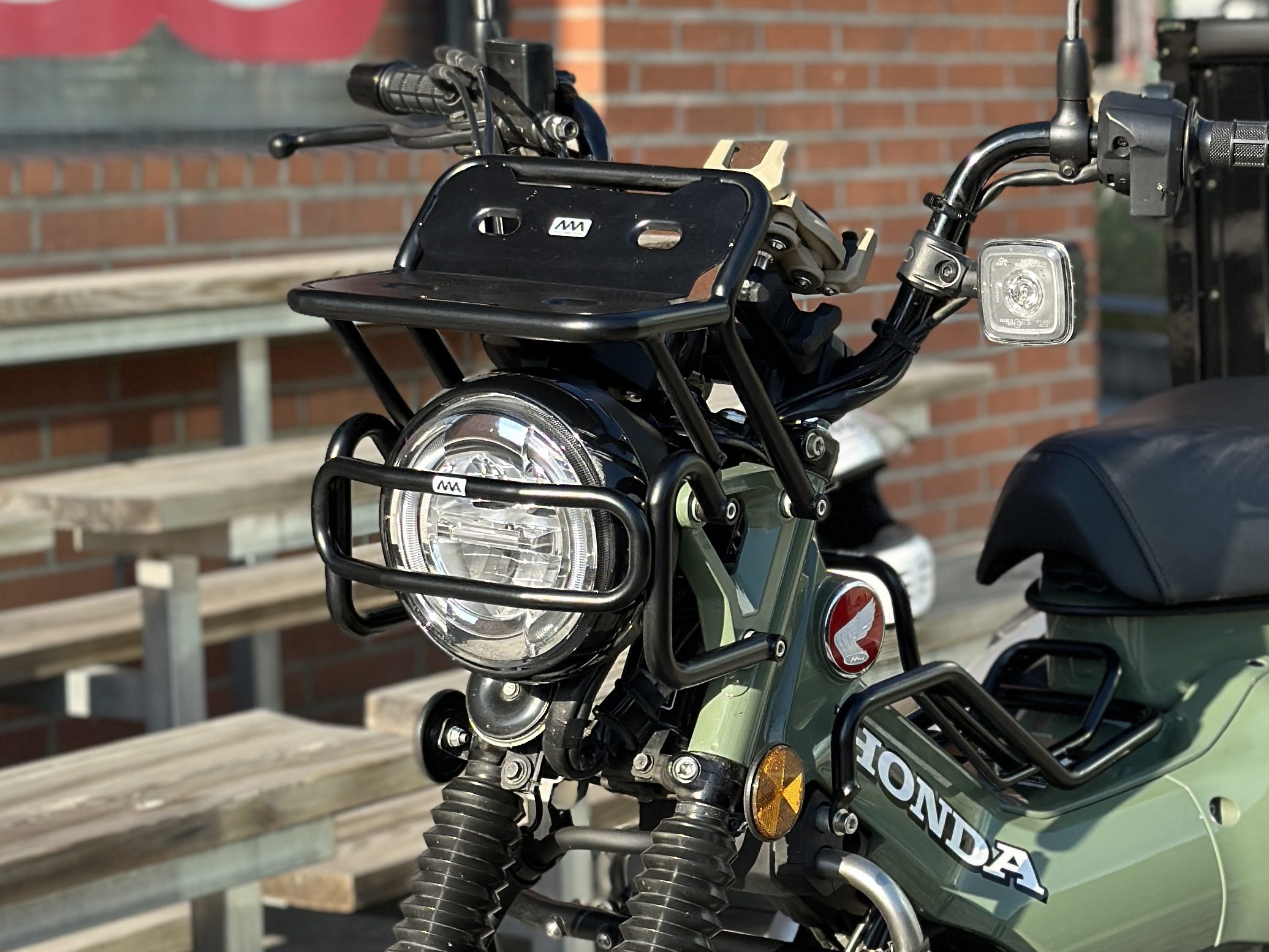 CT125 head light guard - NIANA